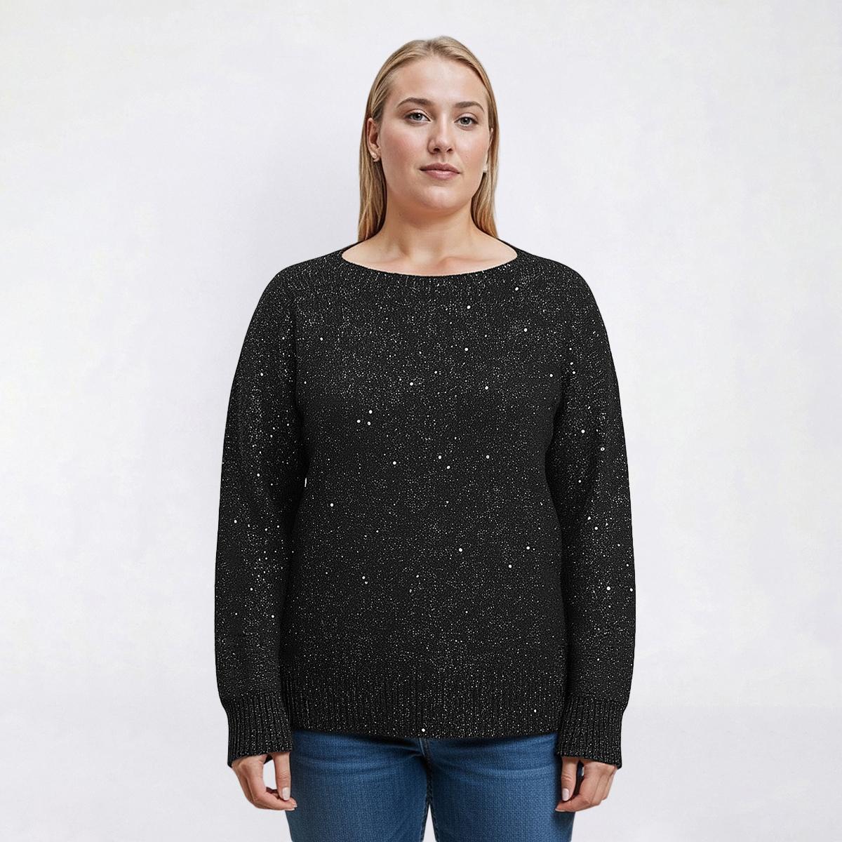 Click here for Plus Size Preswick & Moore(R) Long Sleeve Boat Nec... prices